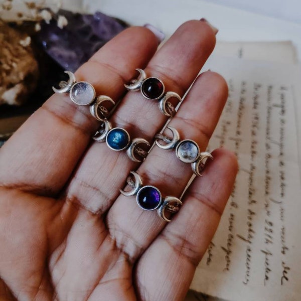 Moon Ring - Etsy