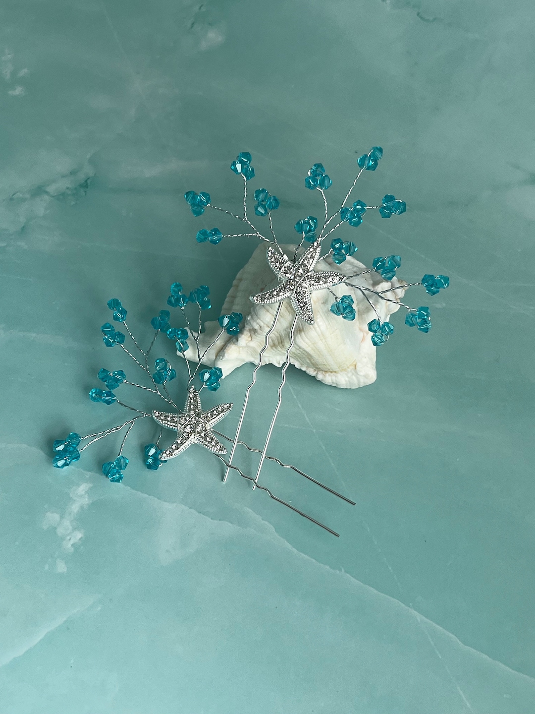 Rhinestone Starfish Pin, Wedding Silver Starfish Pin, Rhinestone Silver ...