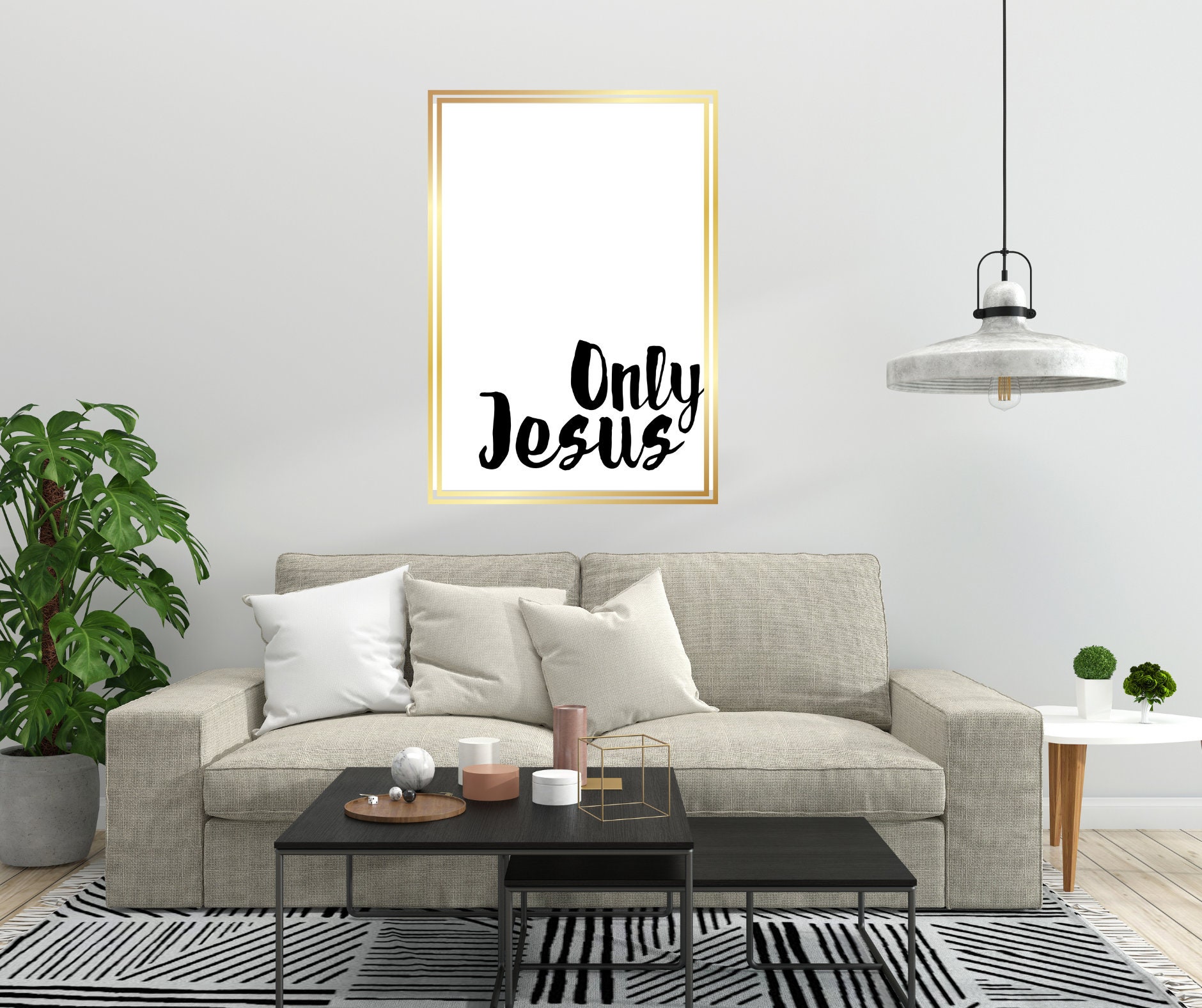 Only Jesus Print, Printable, Poster, - Etsy