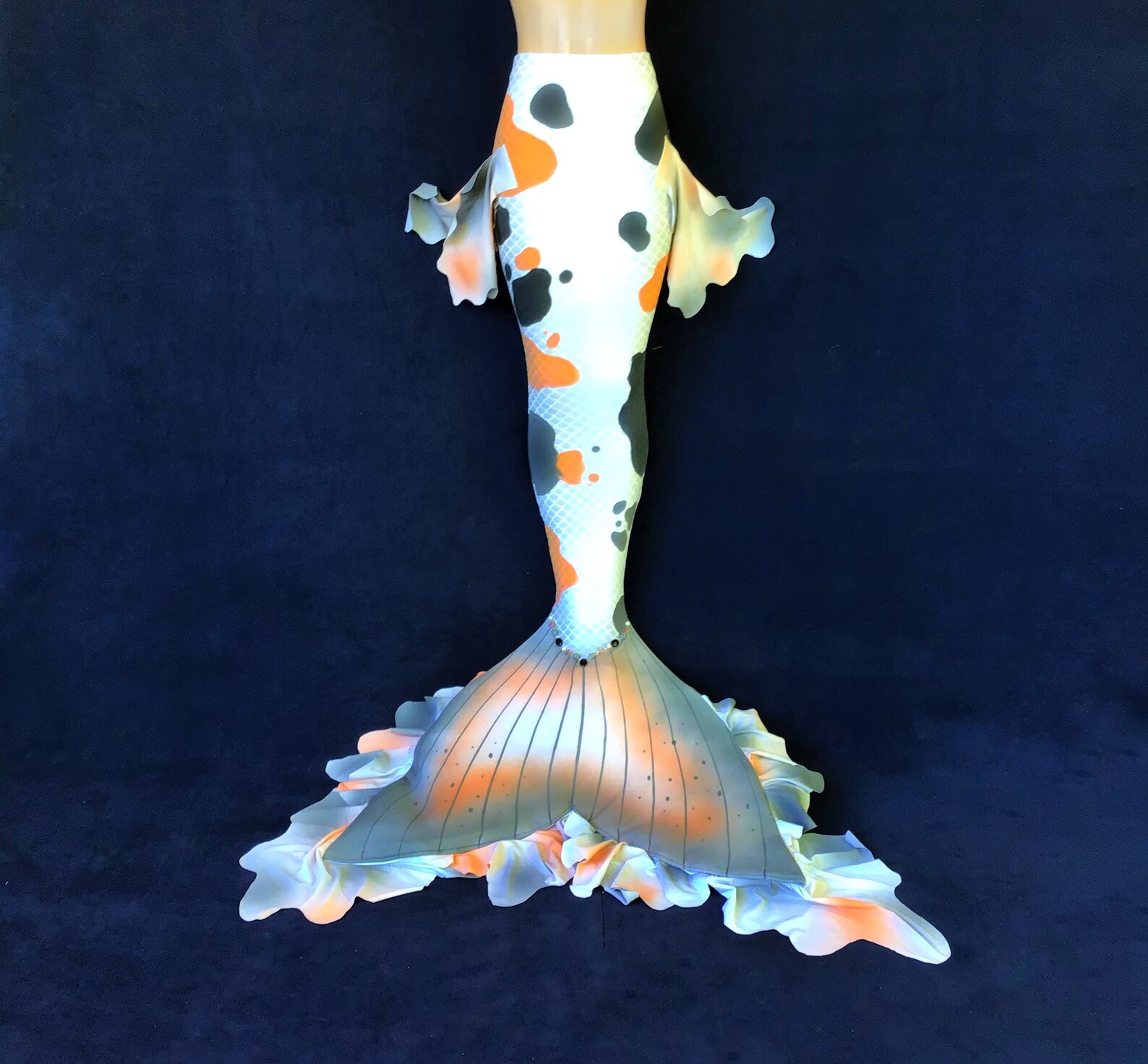 Koi Fish Mermaid Tail Swimmable Fabric Mermaid Tails for | Etsy