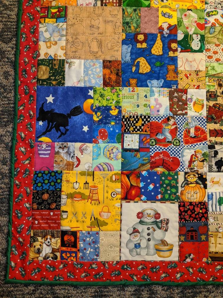 I Spy Quilt - Great for All Ages - Etsy