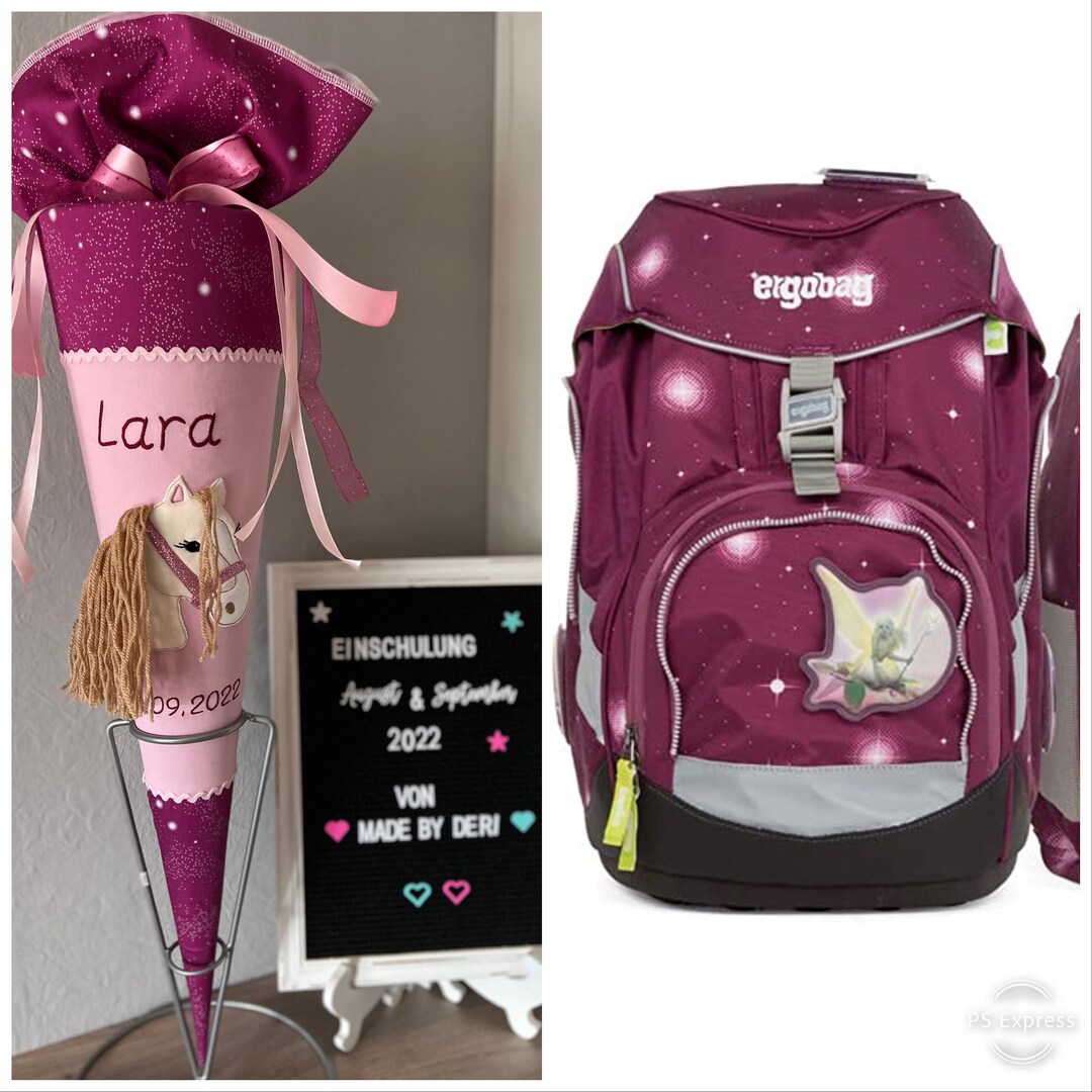 70 Cm School Bag to Match the Ergobag Fairy Magic Bear - Etsy