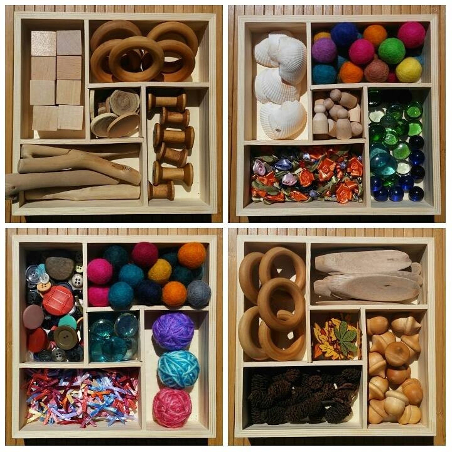 Loose Parts Montessori Toys Montessori Loose Parts Reggio Wood | Etsy