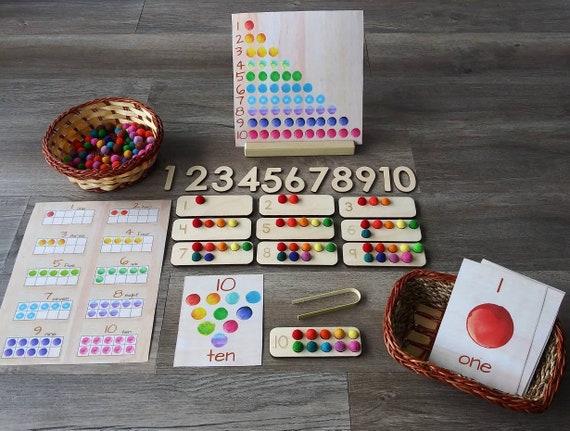 Fine Motor Number Sense Five Frame Reggio Emilia Math Waldorf Math ...