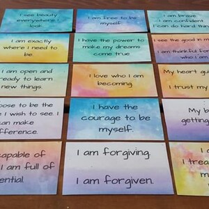 Positive Affirmation Treasure Box Fidget Toy Peace - Etsy