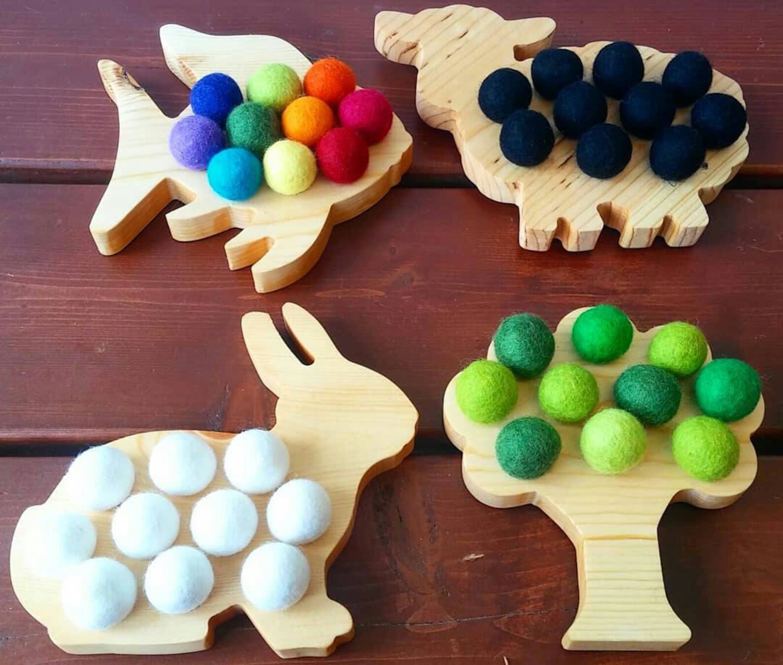 Montessori Ten Frame Collection | Etsy