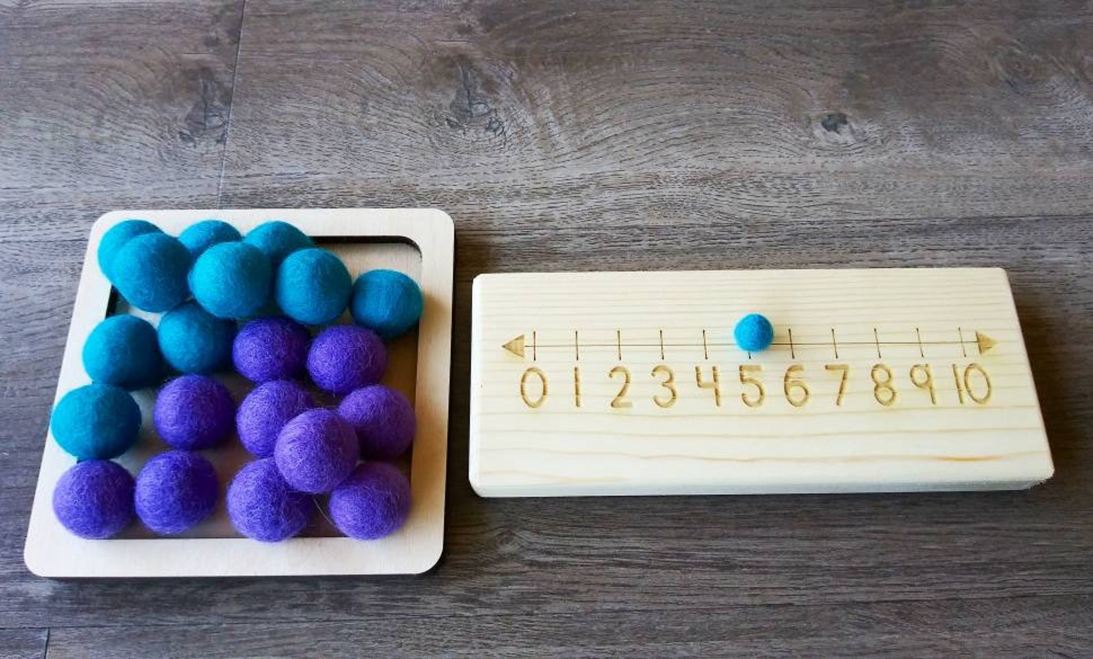 Double Sided Ten Frame Ten Frame Number Line - Etsy