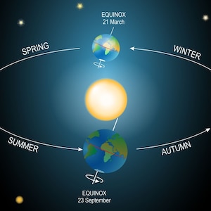 Spring Equinox Seasons Spring Science - Etsy