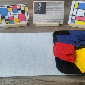 Montessori Art Education Artists Study Piet Mondrian Waldorf - Etsy