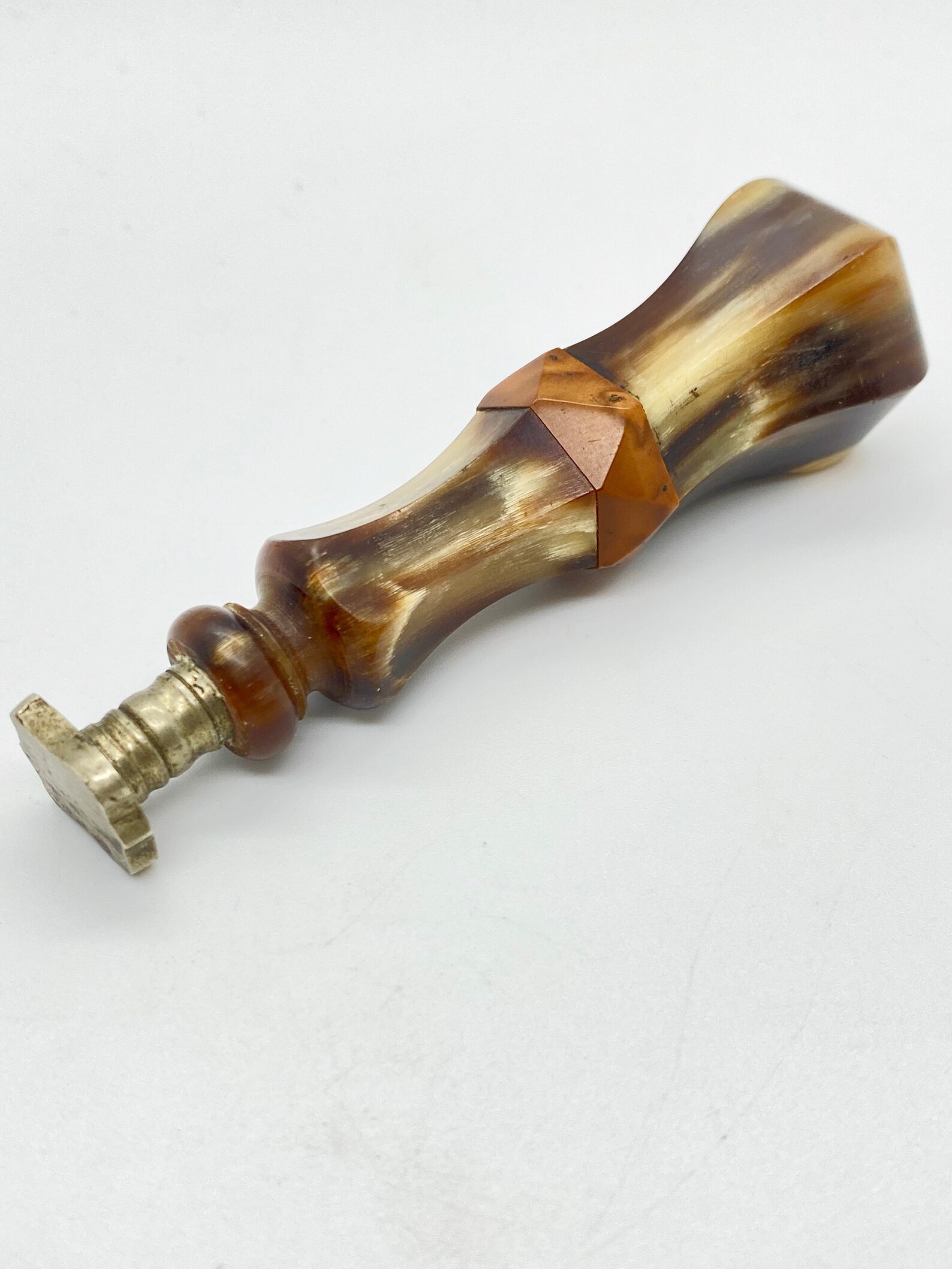 Vintage Wax Seal Stamp Horn Bakelite Art Deco Mother of Pearl | Etsy