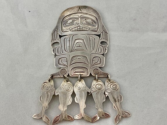 Carved Sterling Silver Ron Sebastian Jewelry Pendant … - Gem