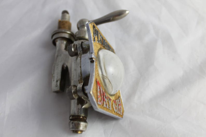 Vintage Bar Tap Visible Pourer Plymouth Dry Gin Tavern Beer Pub England ...