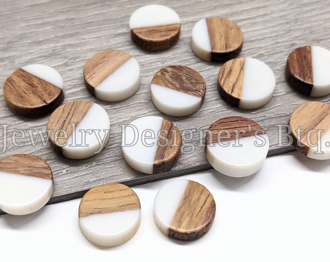 Handmade Resin Wood Cabochons Size Ranges Between 9.5mm - Etsy