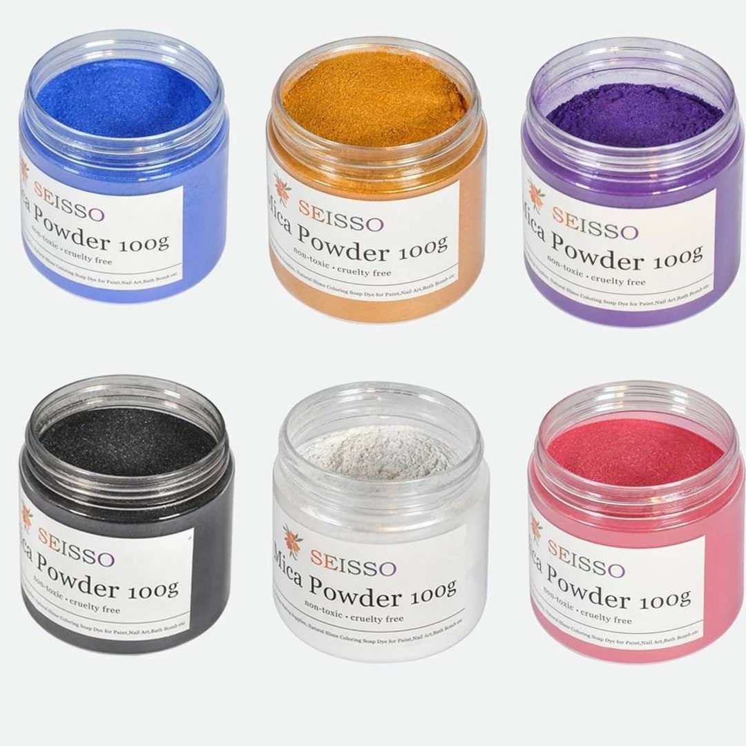 Bulk 100g Mica Powder - Natural Mineral Pigment - Resin Nail Soap ...