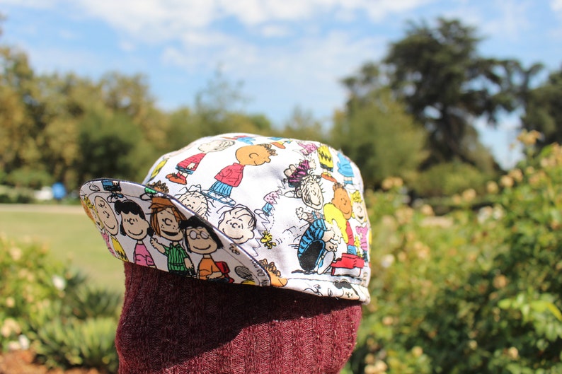 Cycling Cap the Peanuts Handmade in USA Any Size 100% Cotton S M L - Etsy