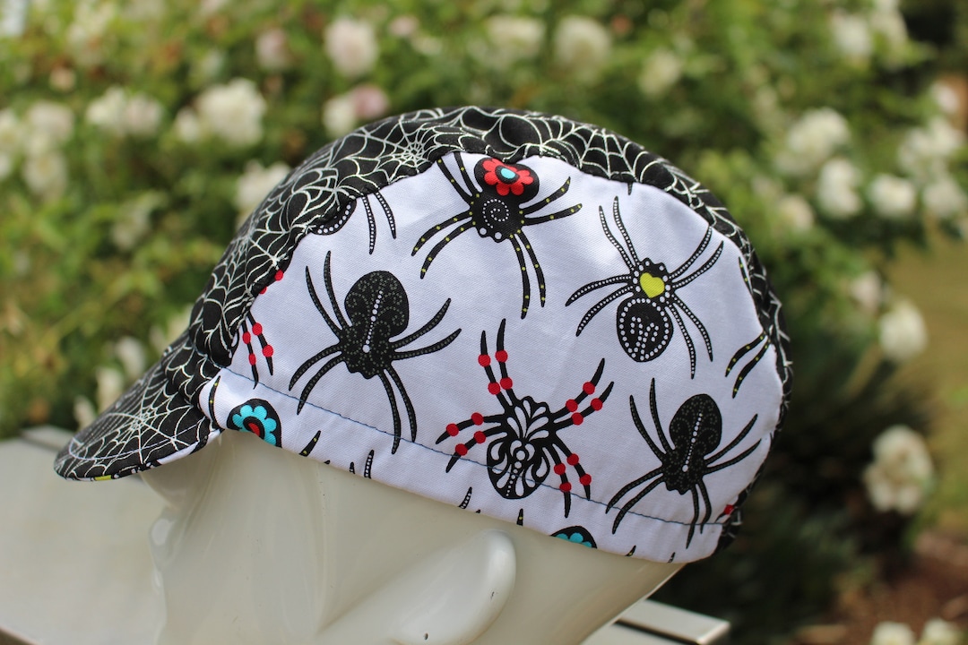Cycling Cap Dangerous THE SPIDERS Handmade 100% Cotton Made in USA - Etsy