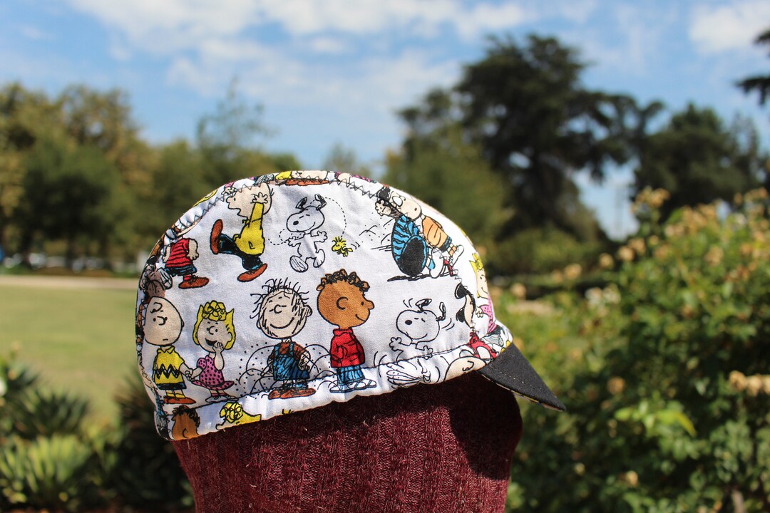 Cycling Cap the Peanuts Handmade in USA Any Size 100% Cotton S M L - Etsy