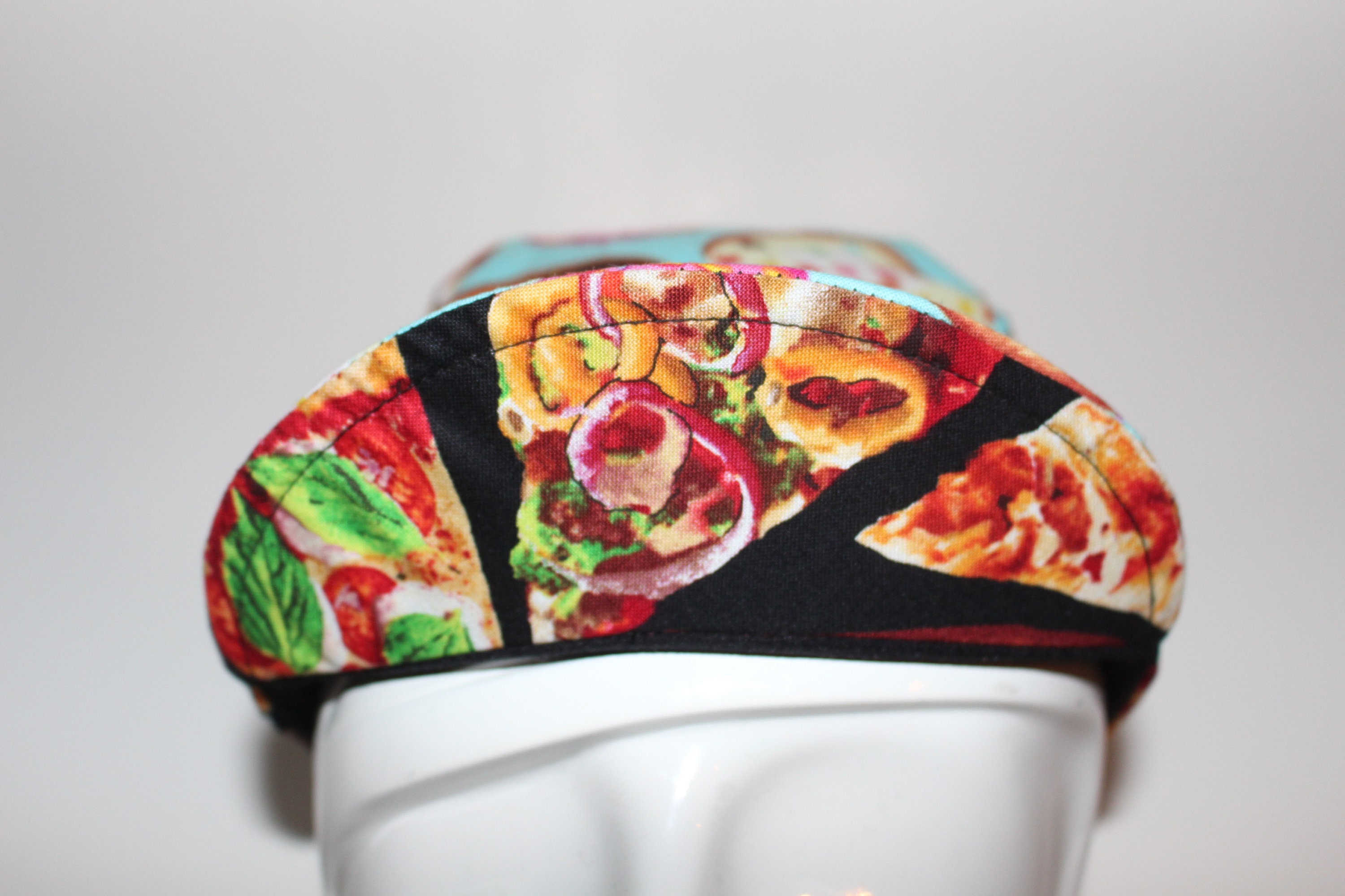 Cycling Cap Pizza and Donuts 100% Handmade in USA Size L M - Etsy