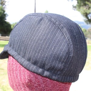 Cycling Cap 100% Wool Black Color Handmade in USA Size L M S - Etsy