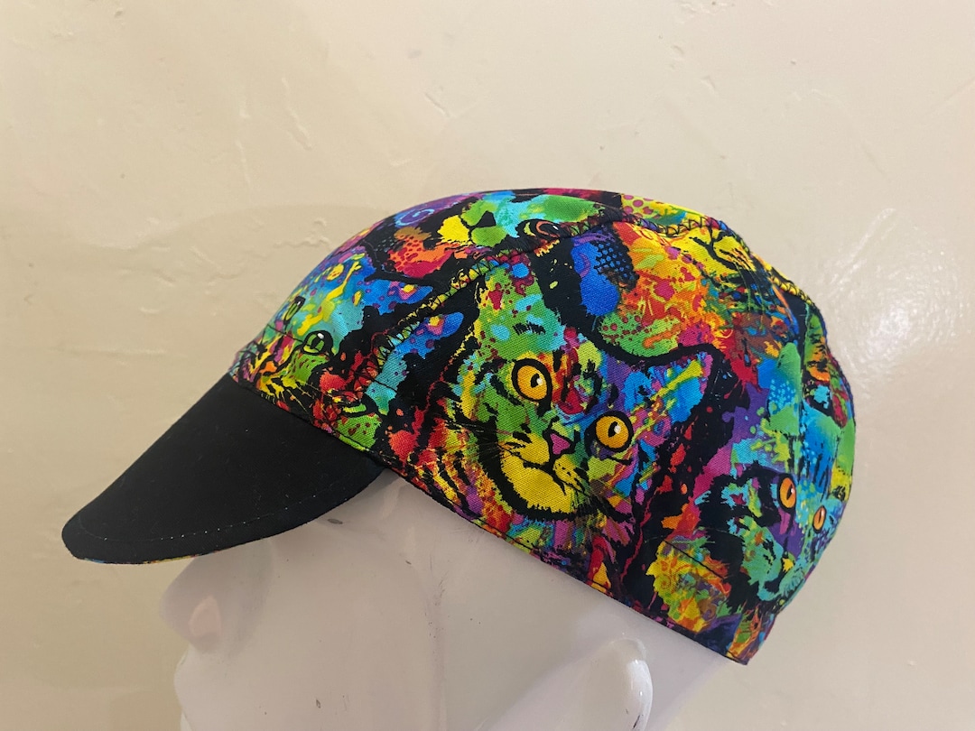 Cycling Cap Cat in Colors Handmade in USA - Etsy