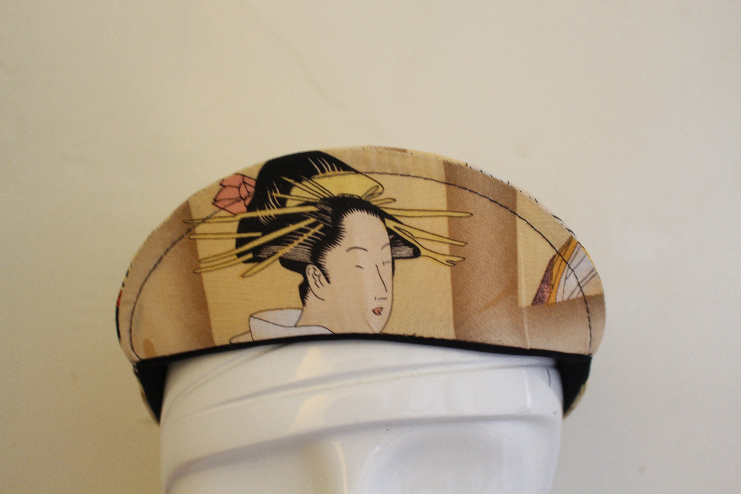 Cycling Cap Japanse Culture Ladys Handmade L M S 100% Cotton | Etsy