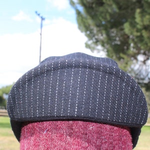 Cycling Cap 100% Wool Black Color Handmade in USA Size L M S - Etsy