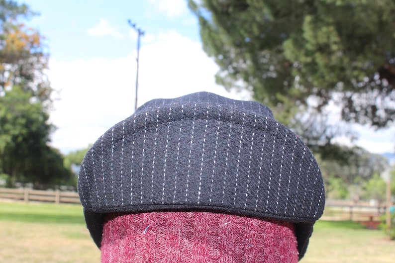 Cycling Cap 100% Wool Black Color Handmade in USA Size L M S - Etsy