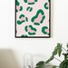 Cheetah Print Vibes | Pink and Green Cheetah Print Wall Art, Pink Green ...