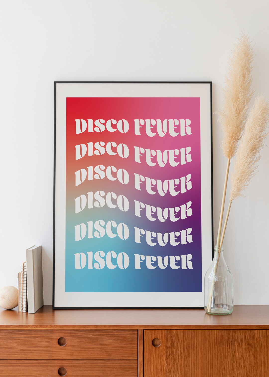 Disco Fever | Printable Wall Art, Cute Trendy Decor, Wall Art Disco ...