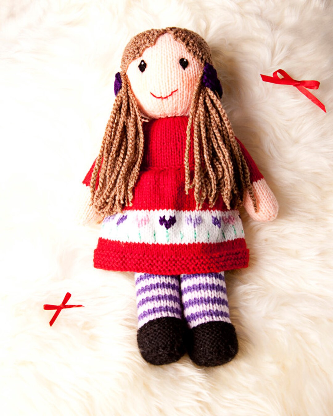 Pdf Knitting Pattern for Toy Rag Doll, Baby - Etsy