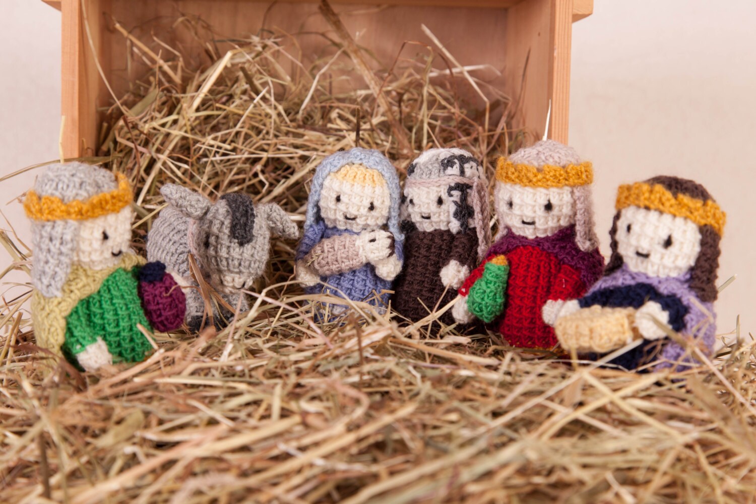 Pdf Knitting Pattern Knit Nativy by Angela Turner - Etsy