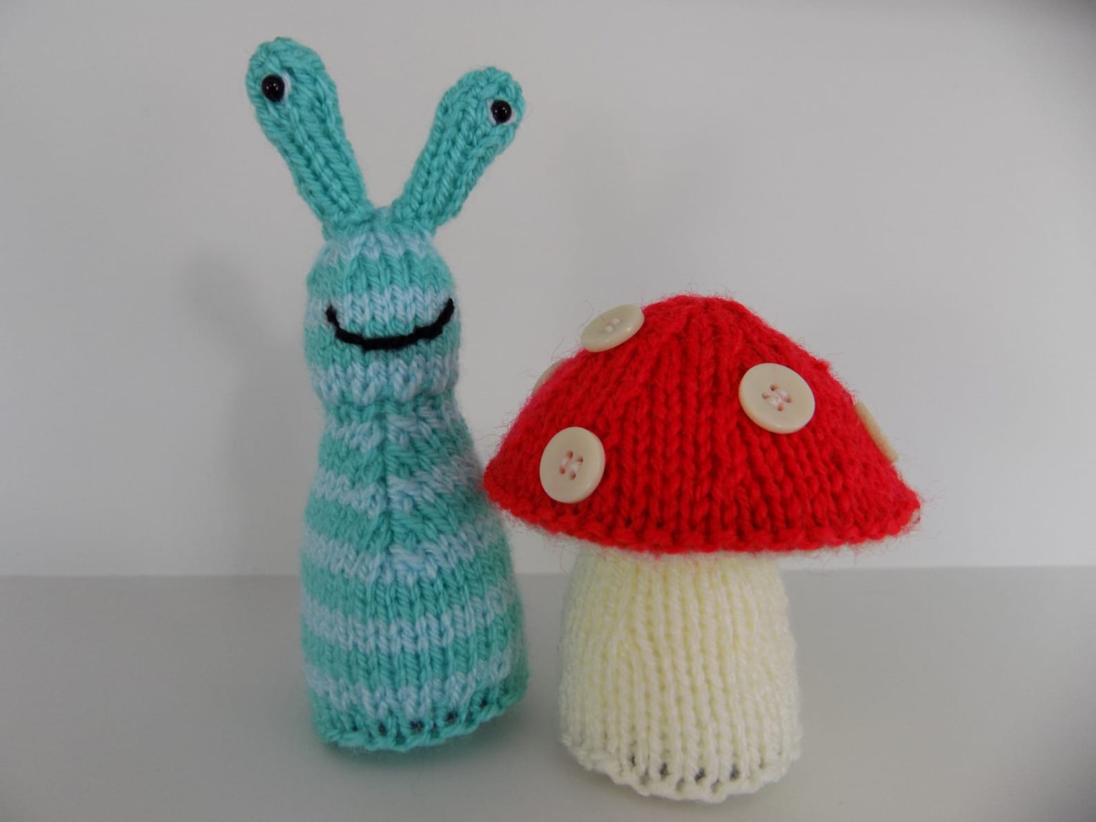 Pdf Knitting Pattern Original Snail Slug and Toadstool - Etsy UK