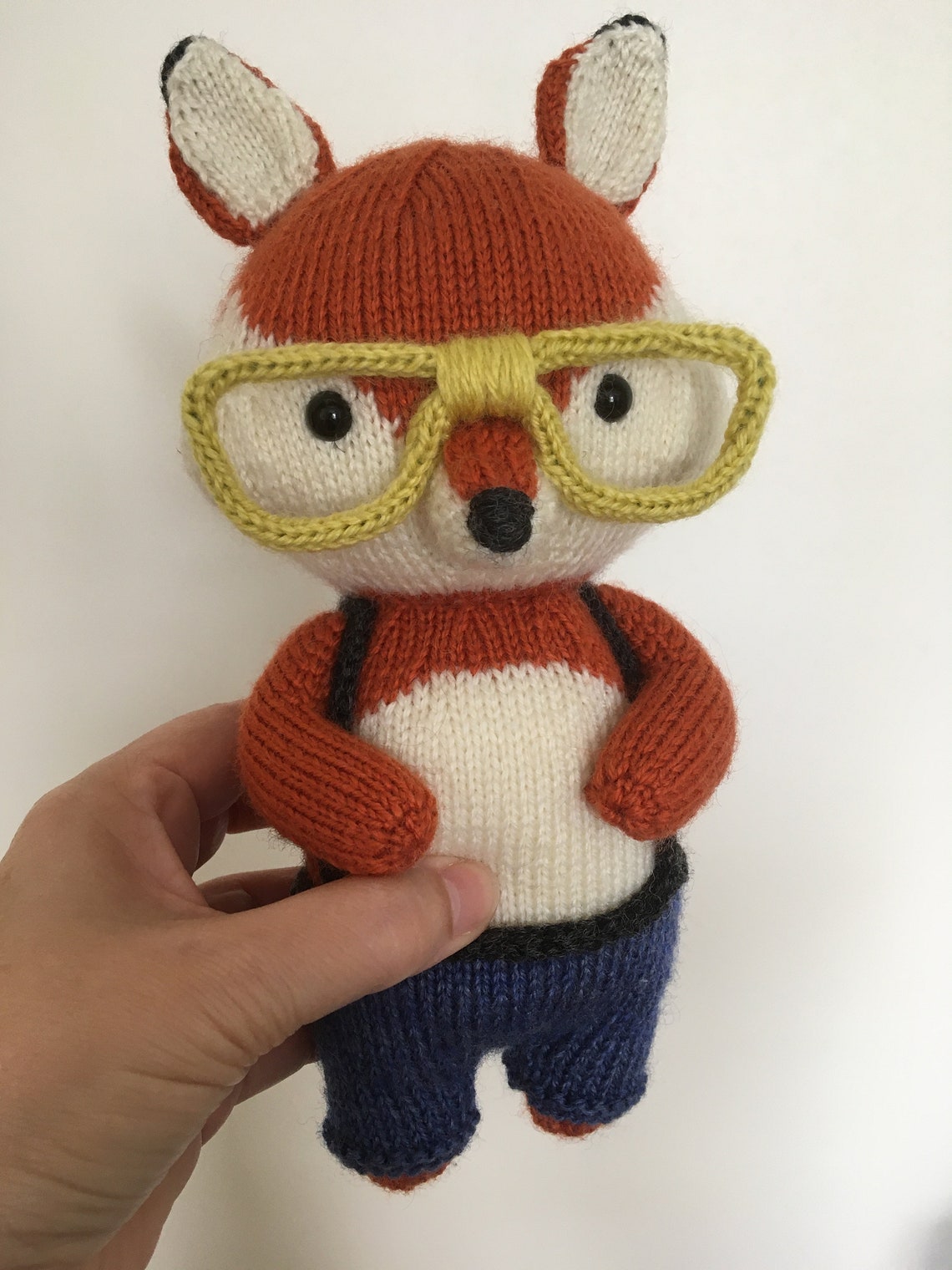 PDF KNITTING PATTERN Download Finlay Fox Woodland Toy by - Etsy