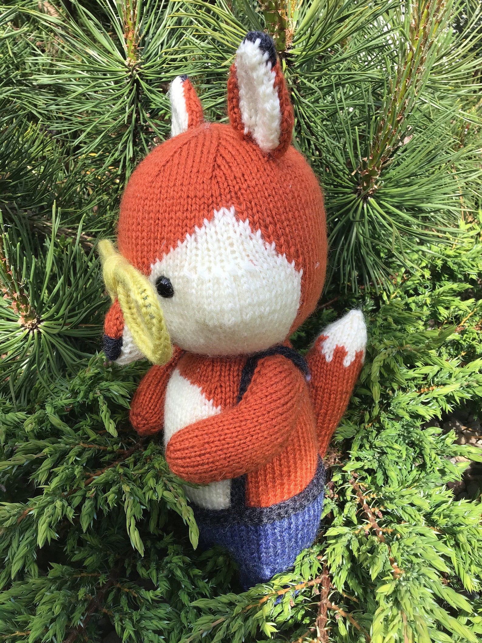 PDF KNITTING PATTERN Download Finlay Fox Woodland Toy by - Etsy