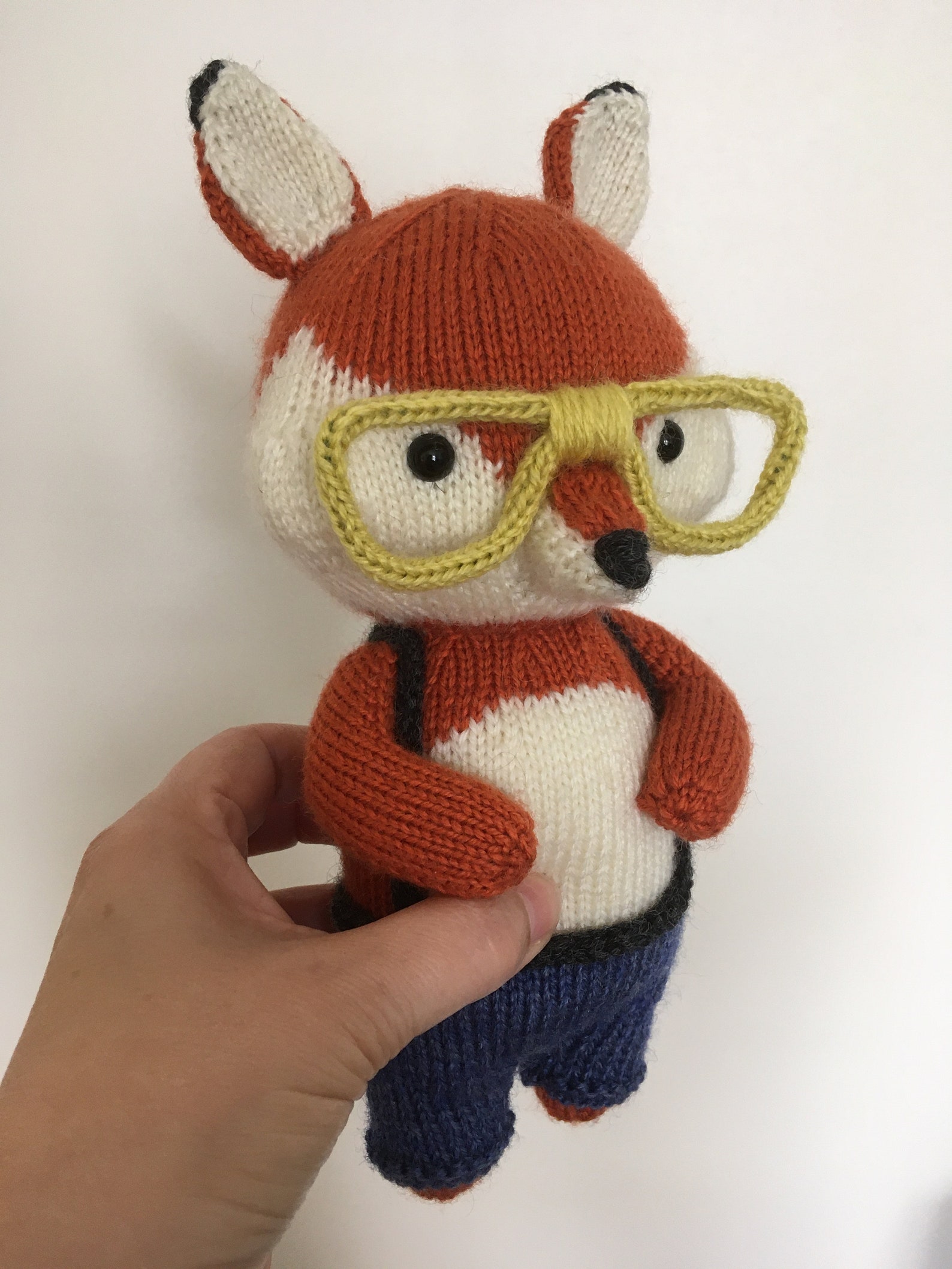 PDF KNITTING PATTERN Download Finlay Fox Woodland Toy by - Etsy