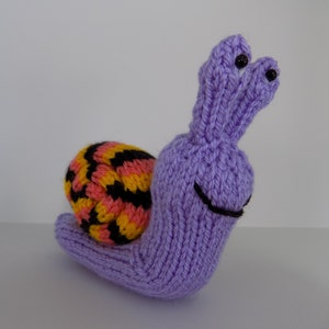 Pdf Knitting Pattern, Original, Snail, Slug and Toadstool, Woodland ...