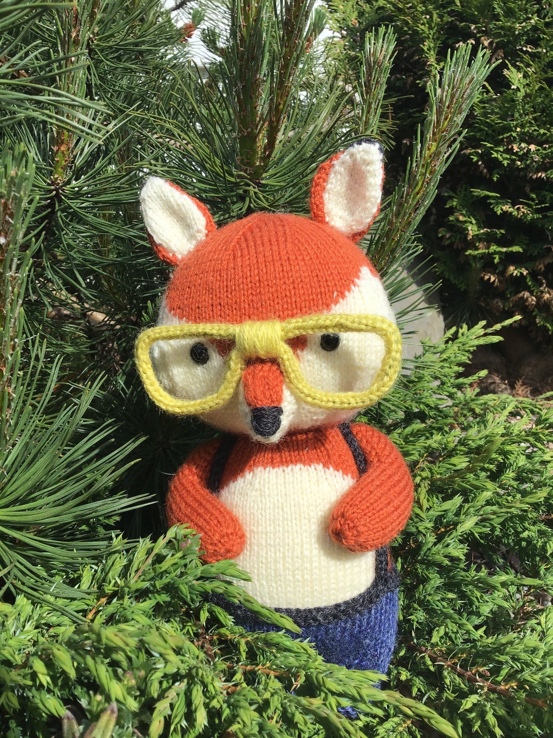 PDF KNITTING PATTERN Download Finlay Fox Woodland Toy by Angela Turner ...