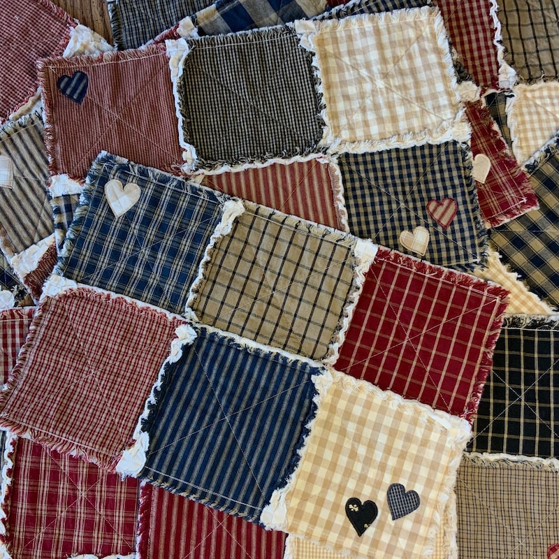 Quilted Primitive Placemats - Etsy