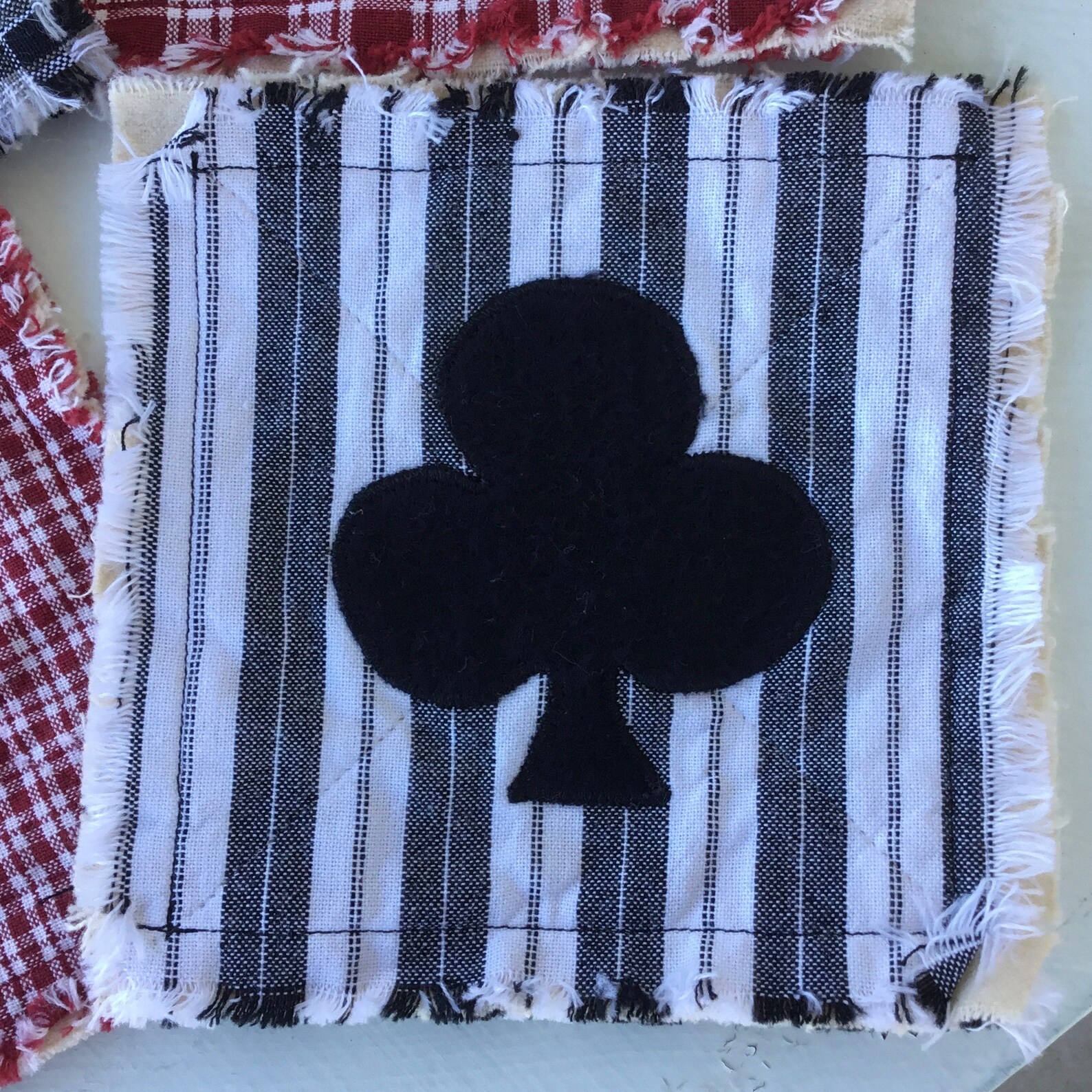 Poker Coaster Set Cards Coasters Set of 4 Coasters Heart - Etsy