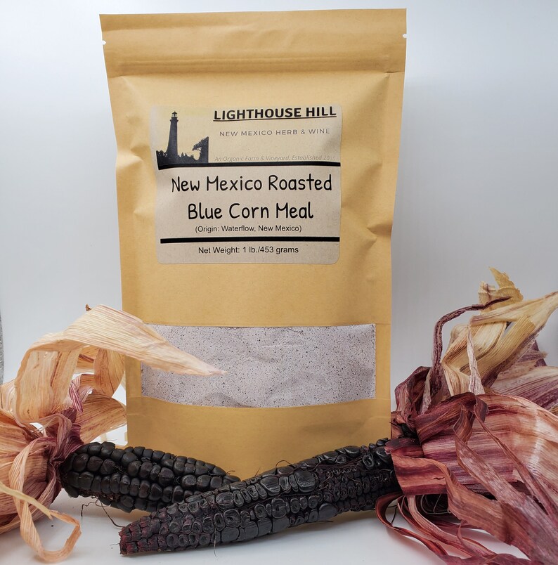 Roasted Blue Corn Meal-native-traditional - Etsy