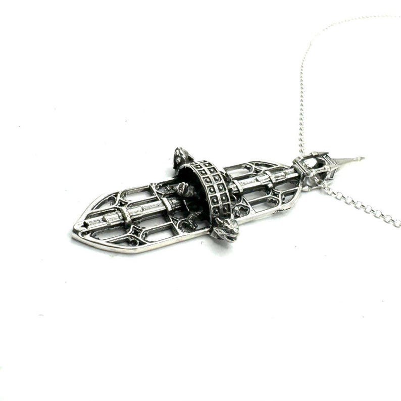 Sanctum Pendant in Sterling Silver - Etsy