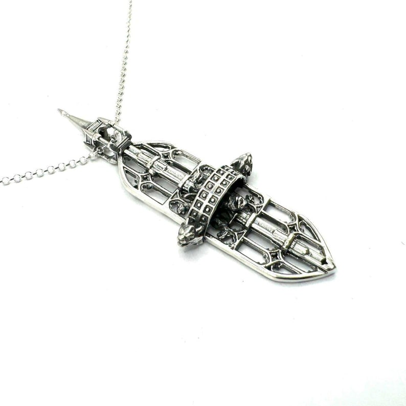 Sanctum Pendant in Sterling Silver - Etsy