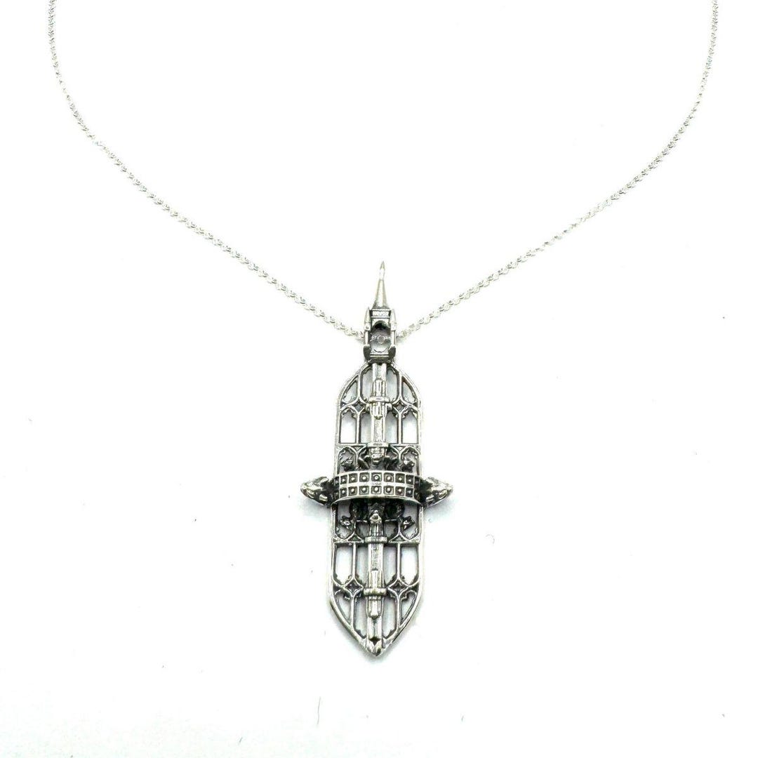 Sanctum Pendant in Sterling Silver - Etsy