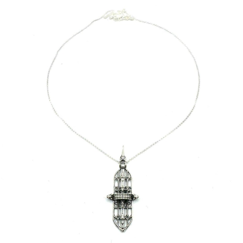 Sanctum Pendant in Sterling Silver - Etsy
