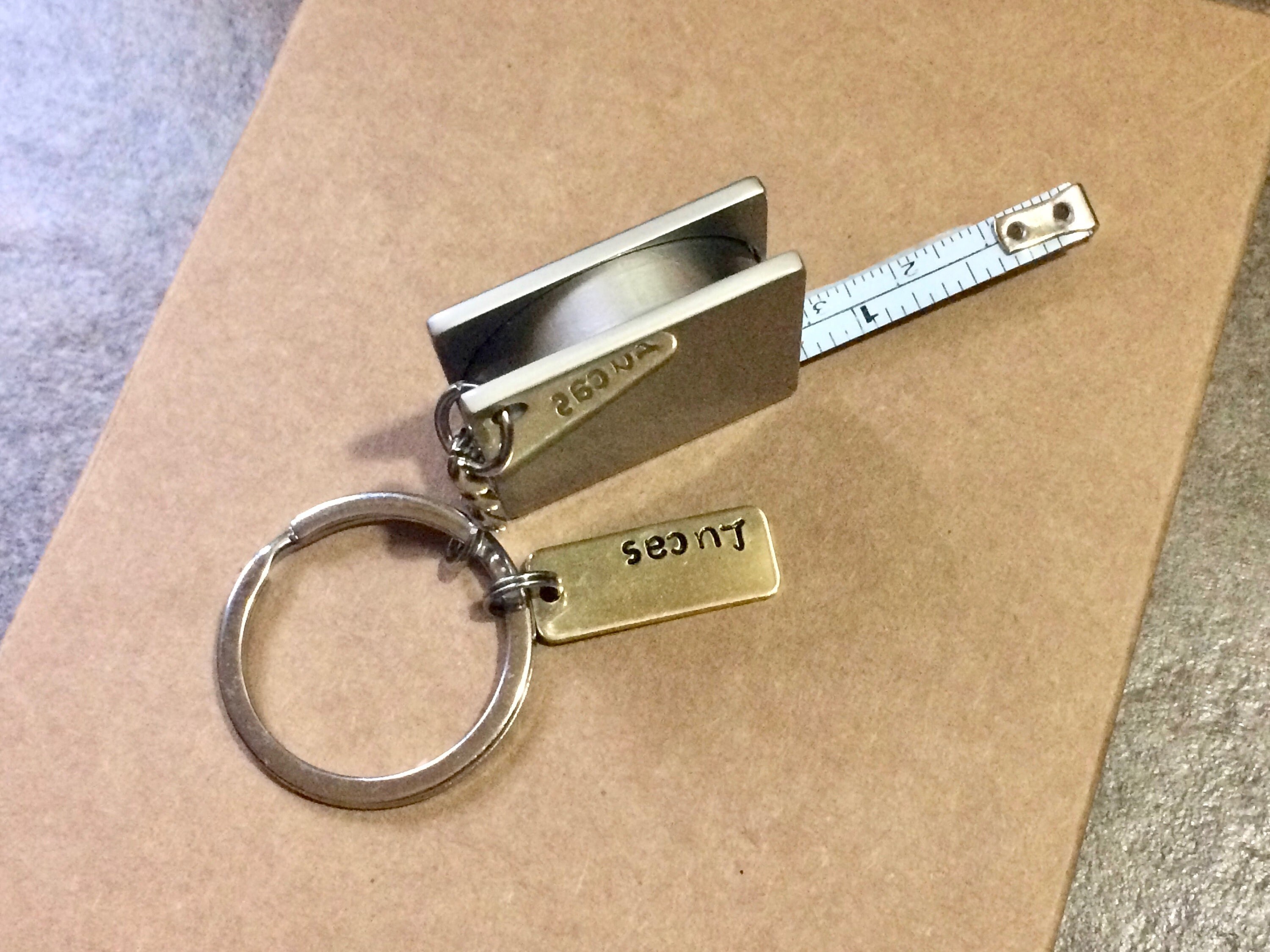 Custom Tape Measure Key Chain - Etsy