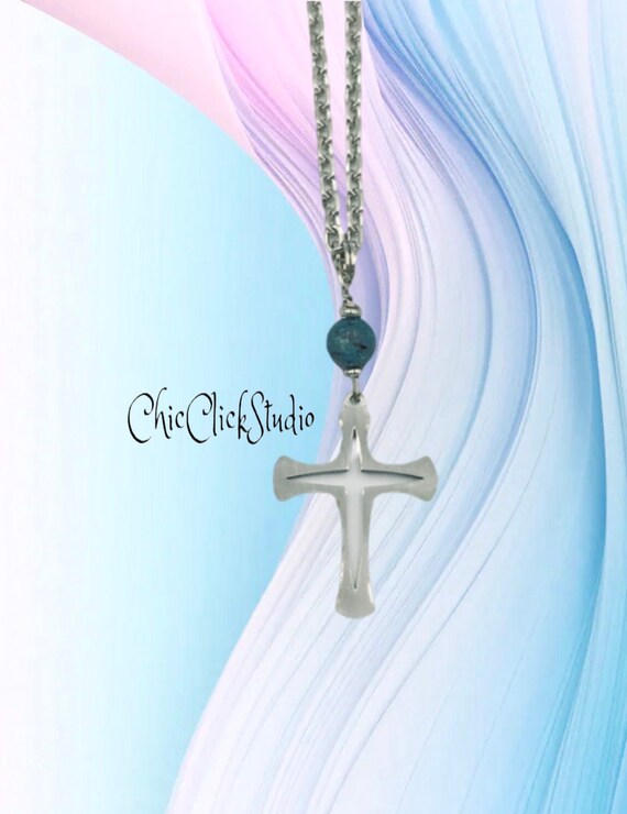 Car REAR VIEW MIRROR Dangle Hanger Cross Pendant Charm - Etsy