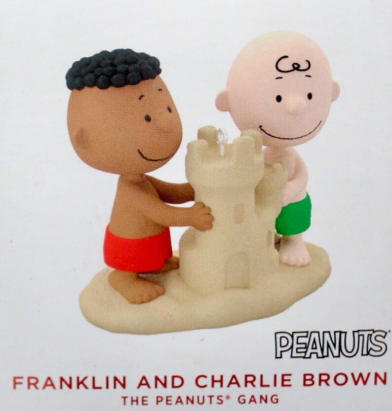 Hallmark 2022 Peanuts Gang Franklin & Charlie Brown Keepsake - Etsy