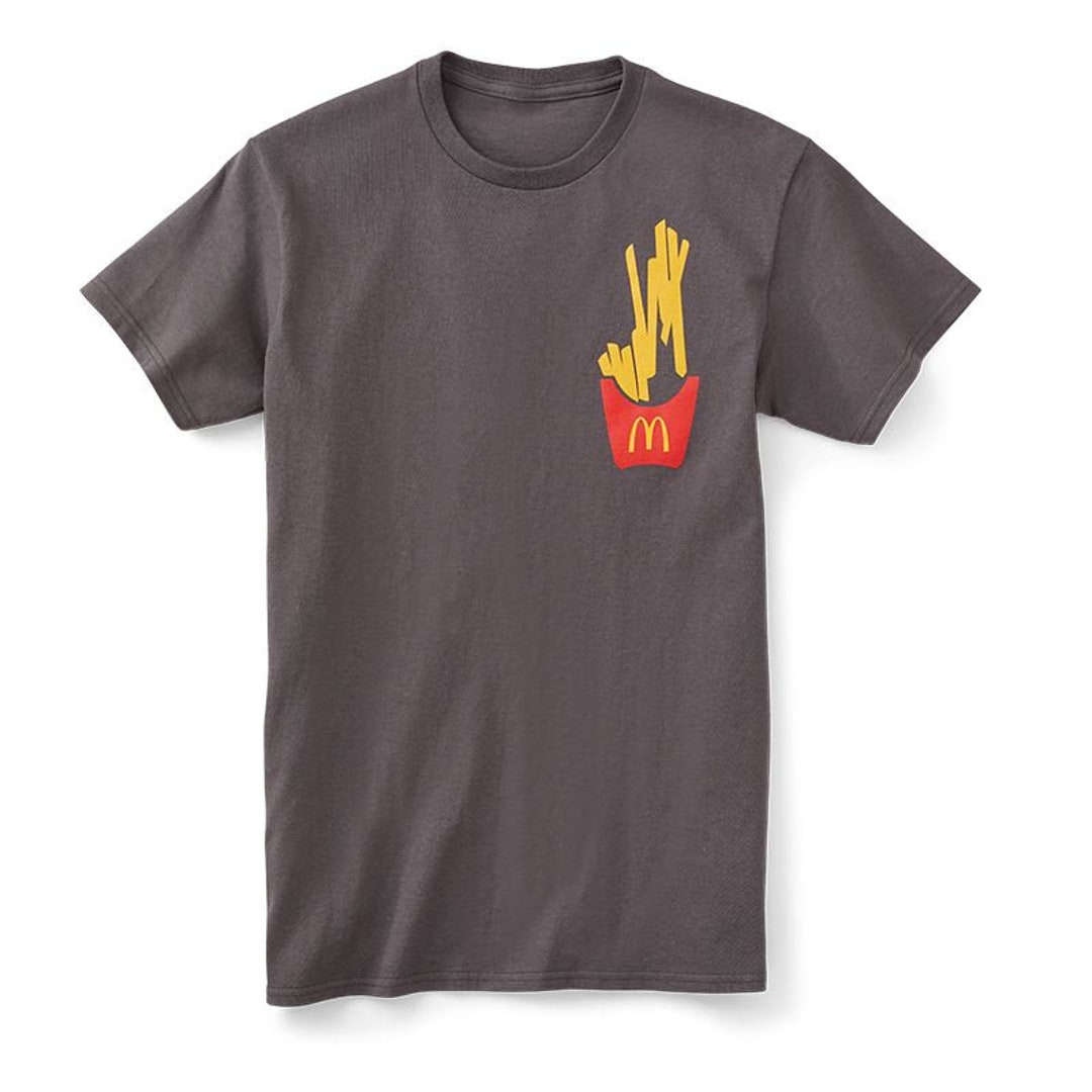 Mcdonald's Famous Golden Fries Fast Food T-shirt Apparel - Etsy