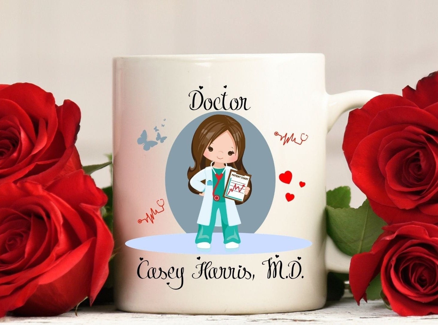 Female Doctor Coffee Mug Personalized-personalized Doctor Gift-medical ...