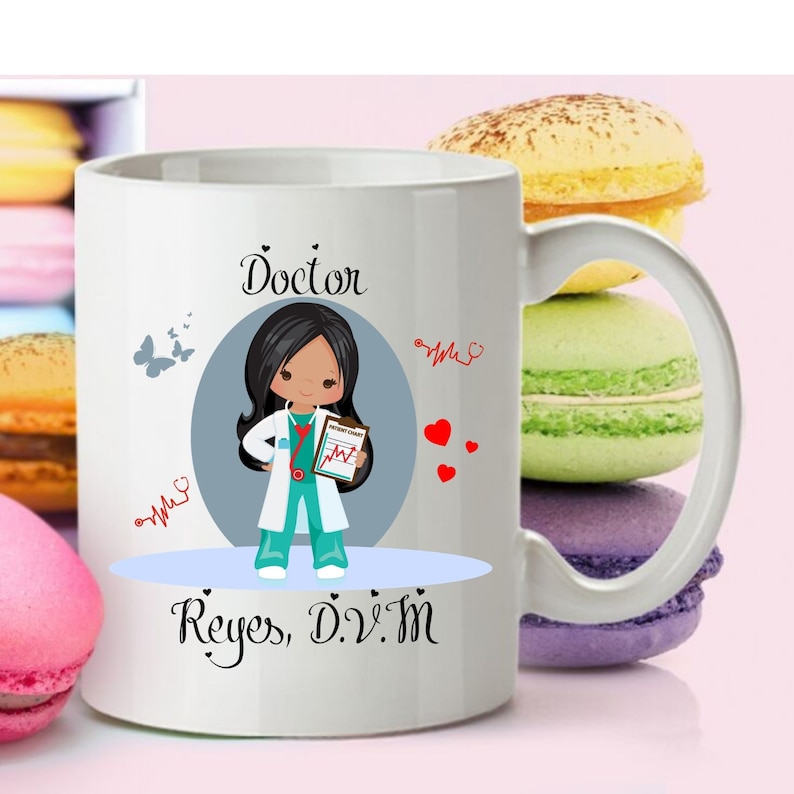 Female Doctor Coffee Mug Personalized-personalized Doctor Gift-medical ...